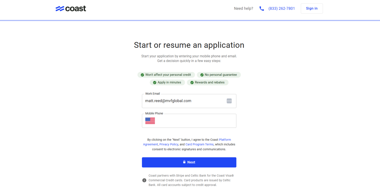 Coast Fuel Card Review: Impressive Partner Rebates