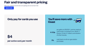 Coast Fuel Card Review: Impressive Partner Rebates